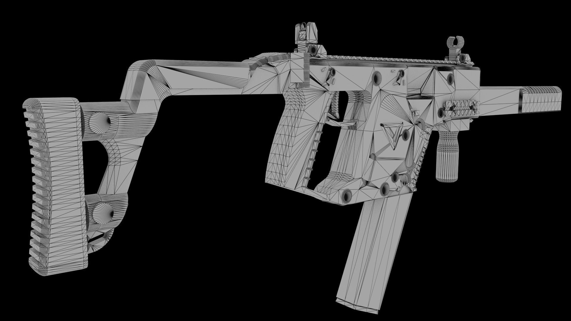 3D model Kriss Super V Vector Model VR / AR / low-poly | CGTrader