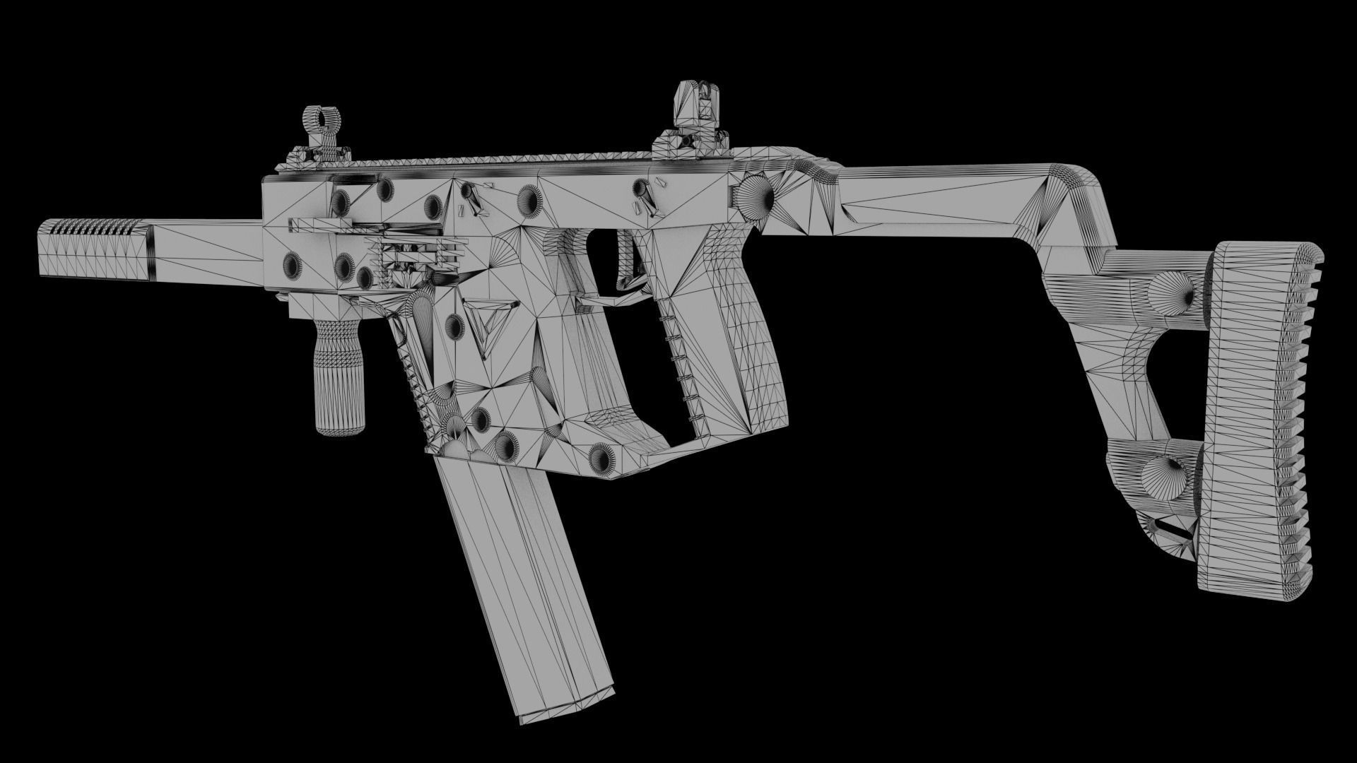 3D model Kriss Super V Vector Model VR / AR / low-poly | CGTrader