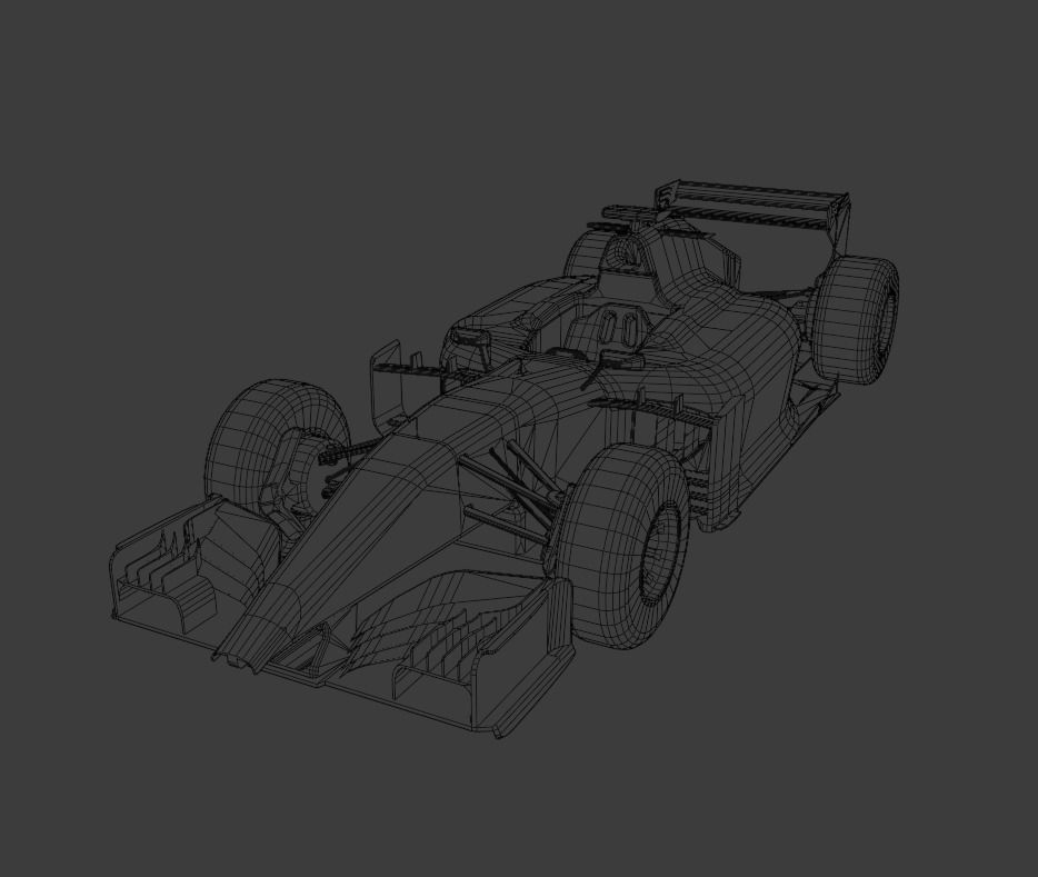 3D model Formula 1 style race car VR / AR / low-poly | CGTrader