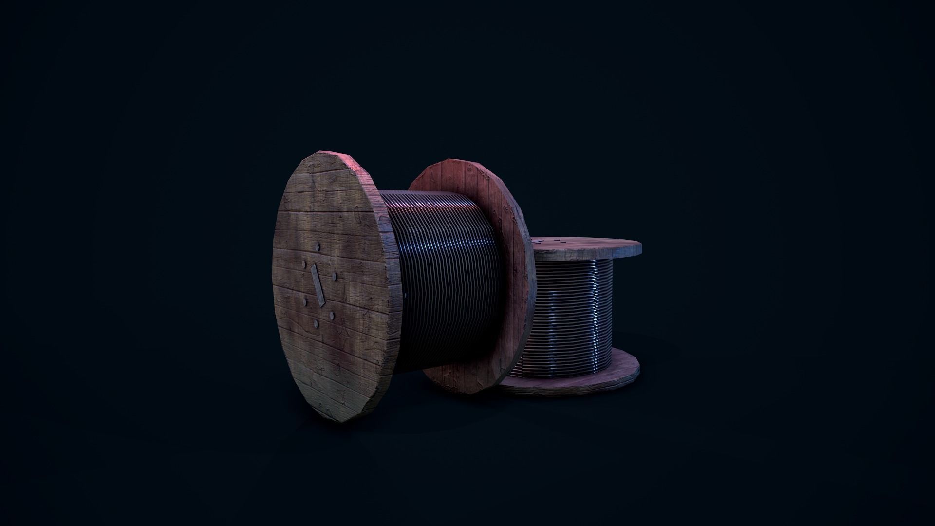 3D model Cable Coil VR / AR / low-poly | CGTrader