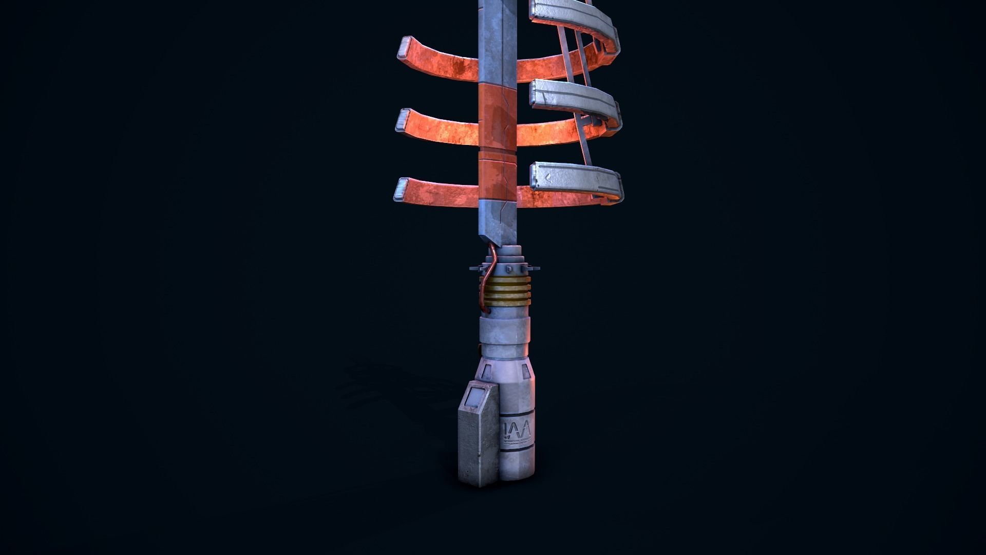 3D model Sci Fi Beacon VR / AR / low-poly | CGTrader