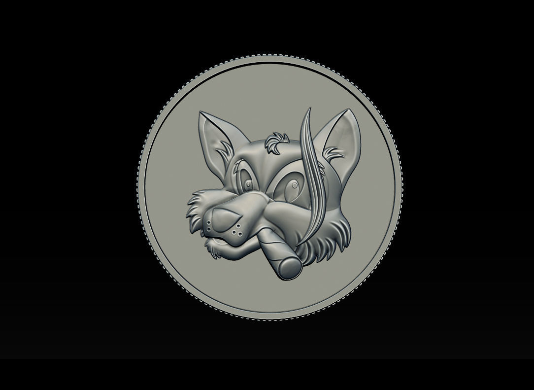 Smoking fox free 3D model 3D printable | CGTrader