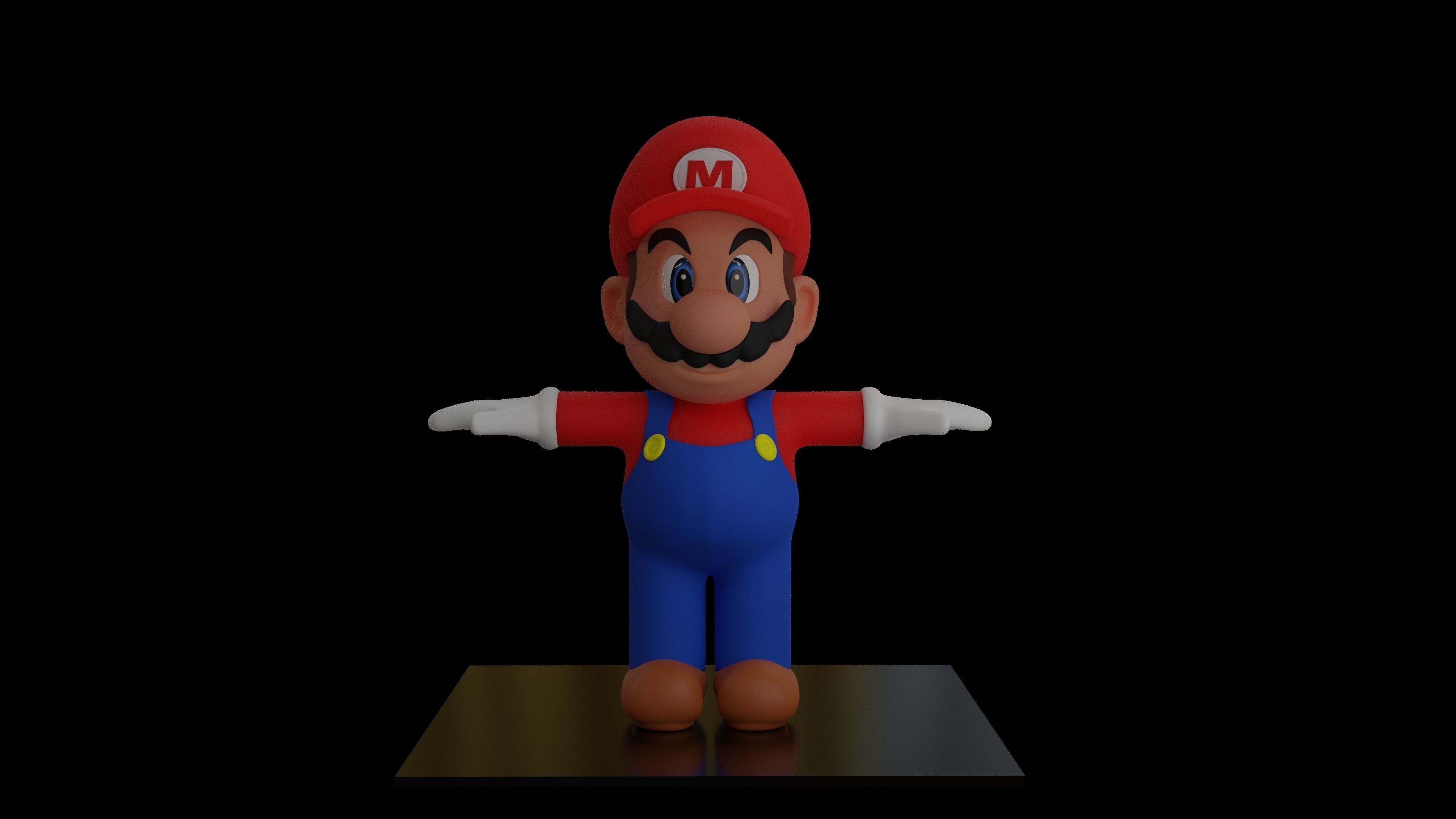 Mario 2 -Good Topology 3D model | CGTrader