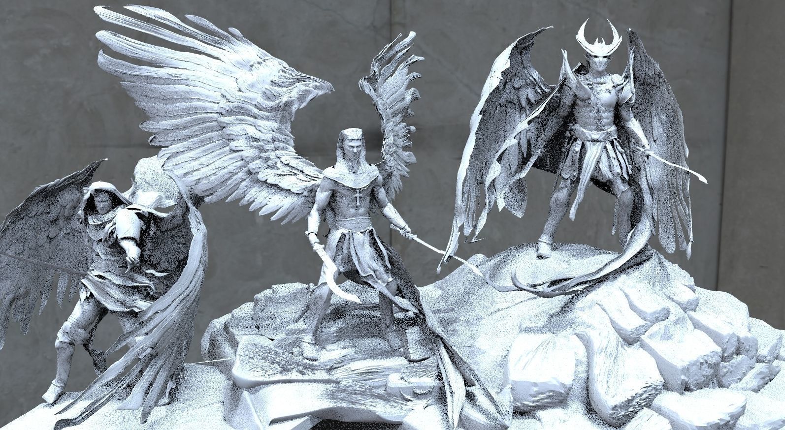 Fallen Angel collection 1 3D model | CGTrader