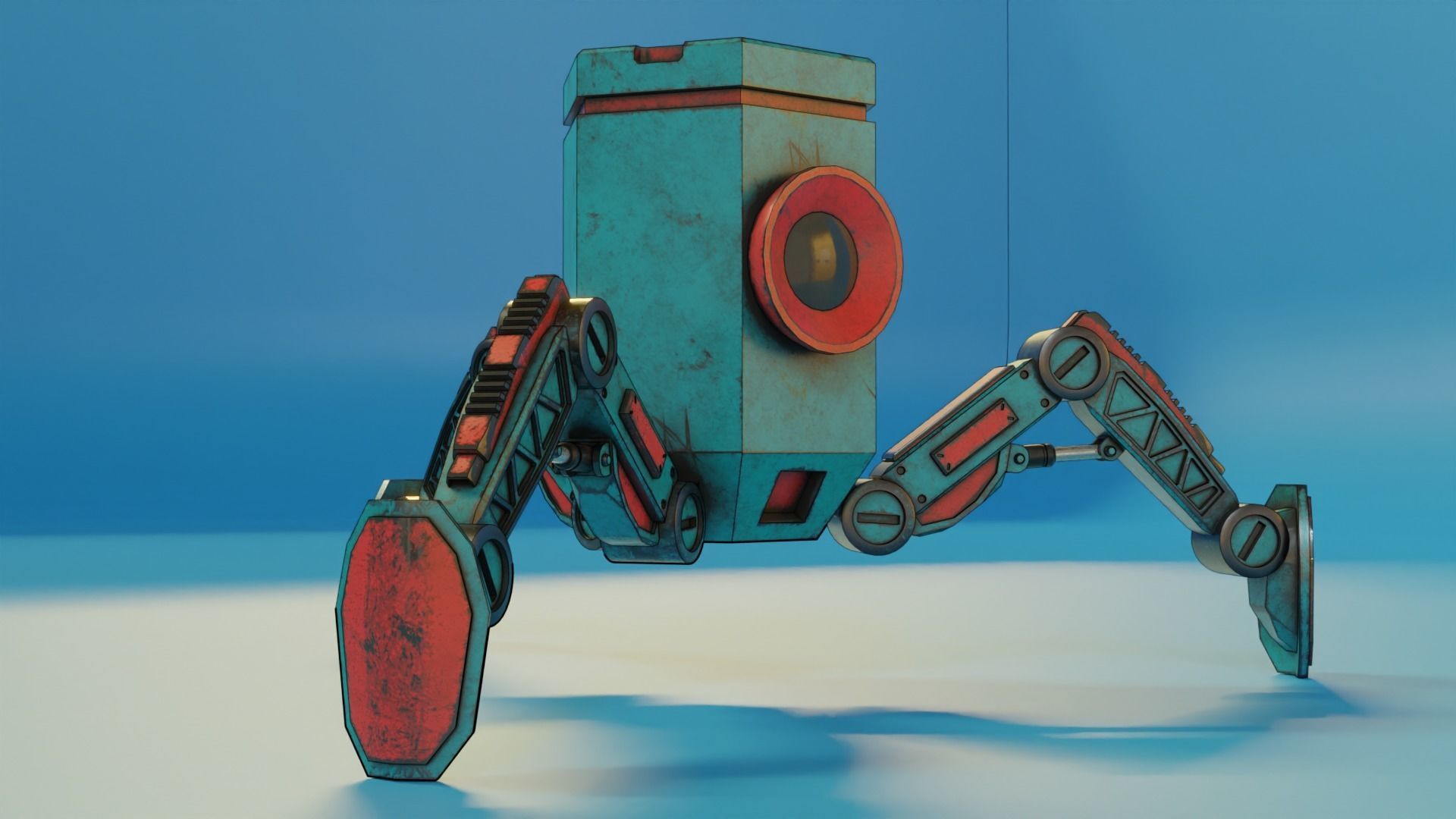 3D model Toon Bot VR / AR / low-poly | CGTrader