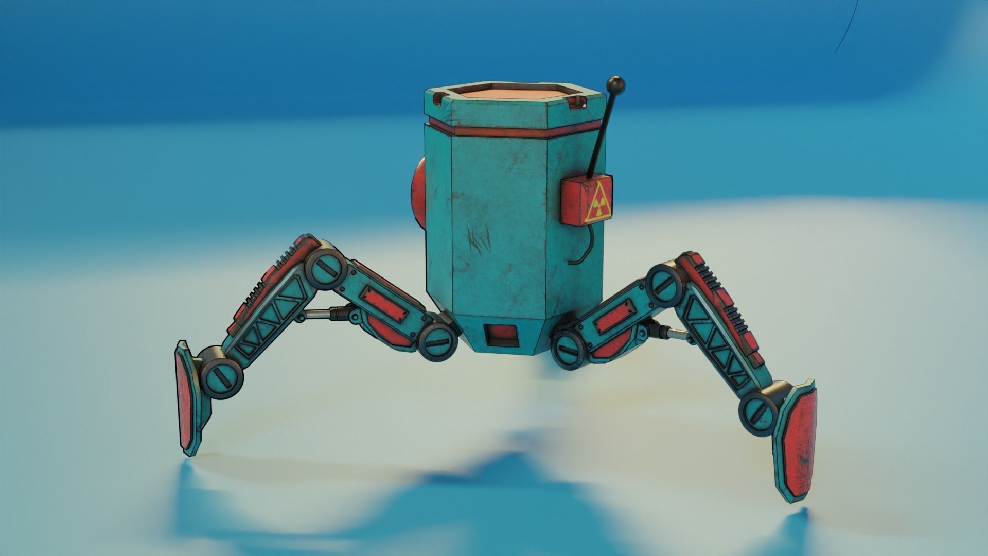 3D model Toon Bot VR / AR / low-poly | CGTrader