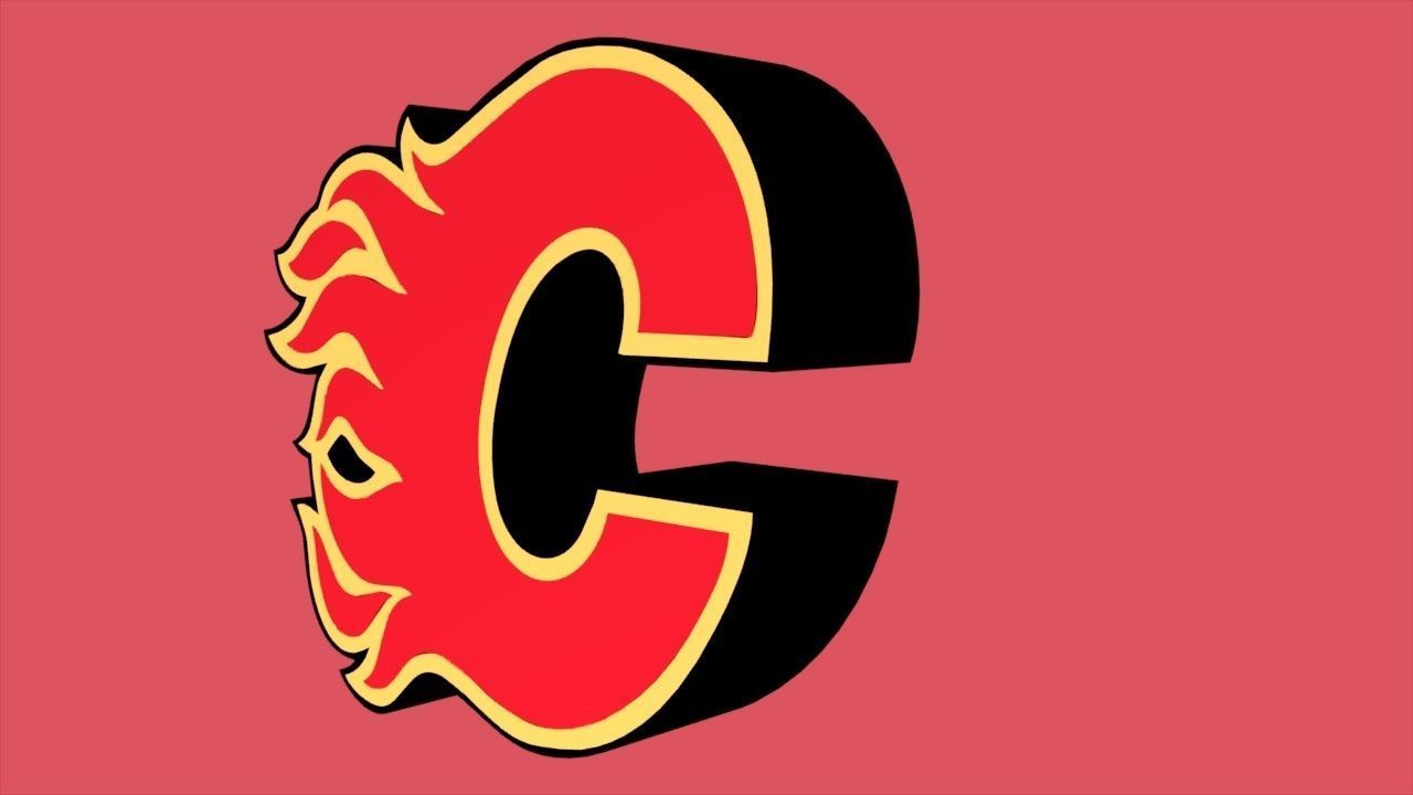 Calgary Flames Team Logo 3D model | CGTrader