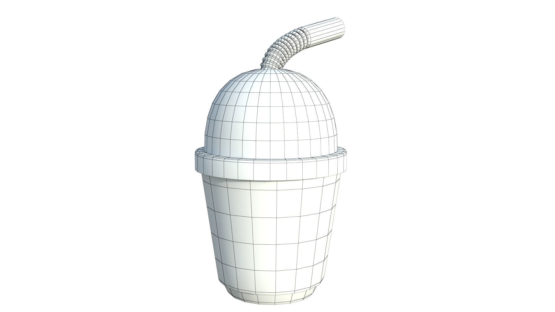 Cartoon MilkShake 3D model | CGTrader