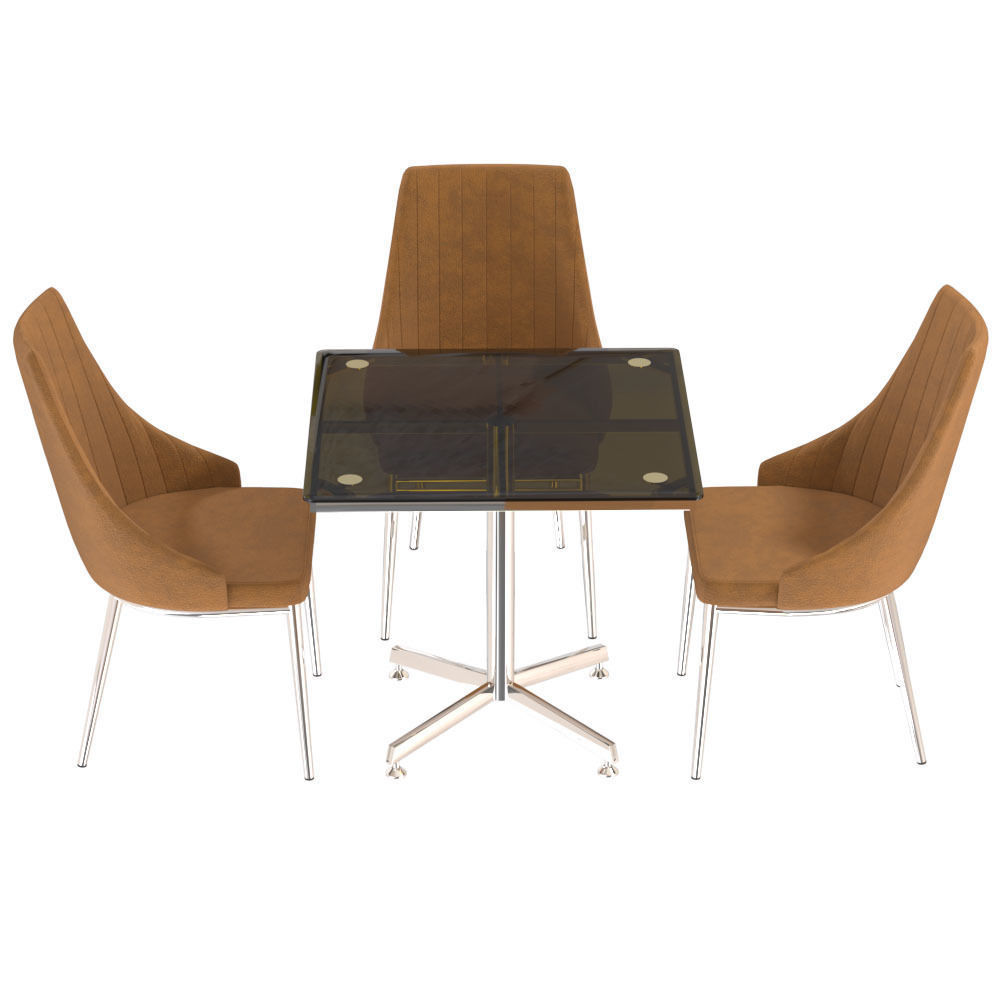 Table Panja and Chair Baraka free 3D model rigged | CGTrader