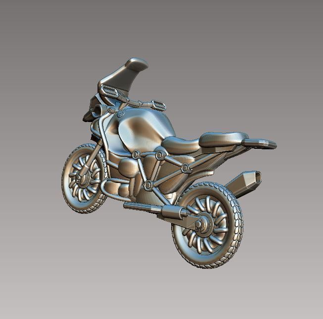 motorcycle 3D model 3D printable | CGTrader