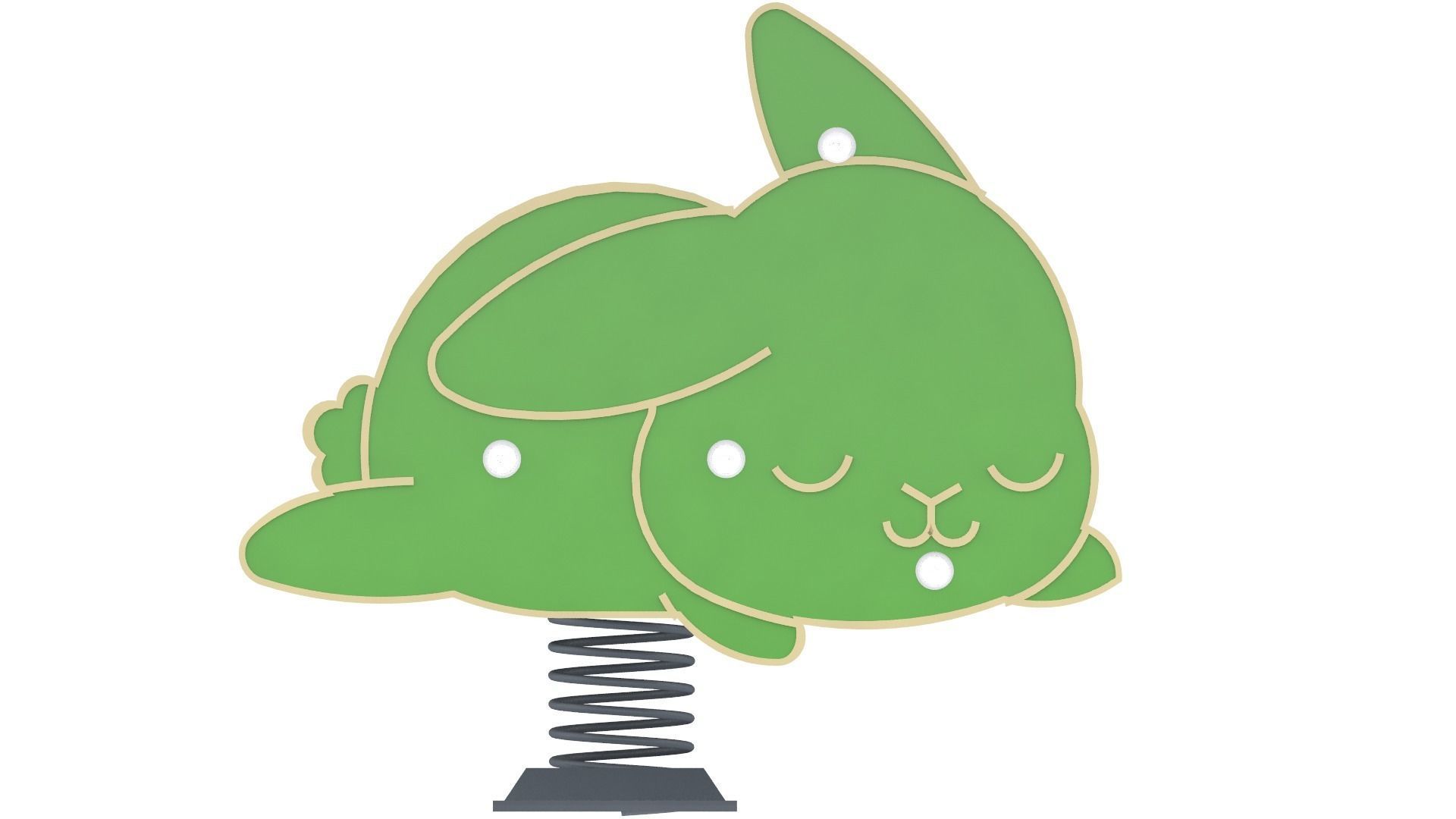 Playground - Bunny Rider 3D model | CGTrader