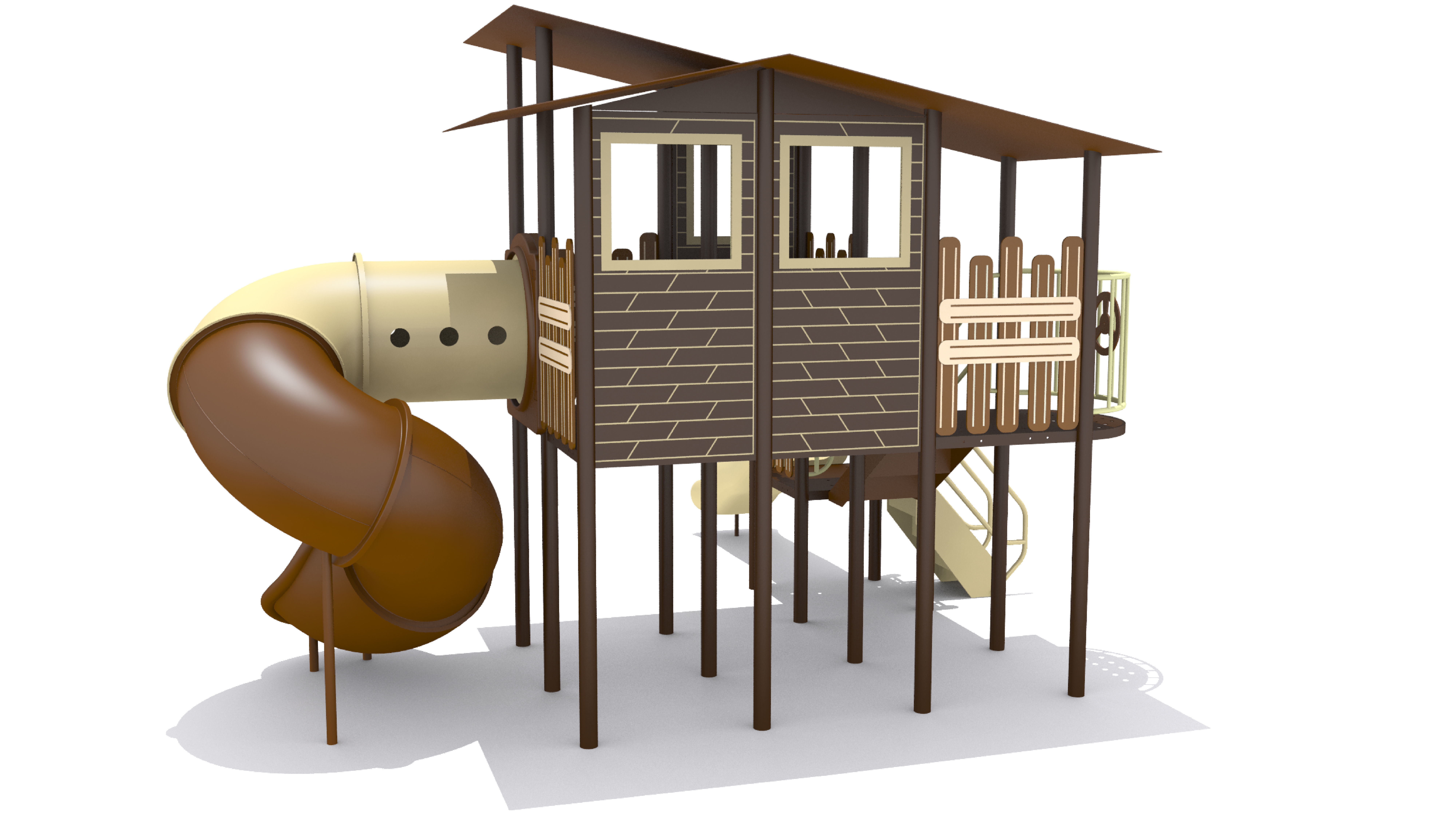 3D model Playground Playhouse VR / AR / low-poly | CGTrader