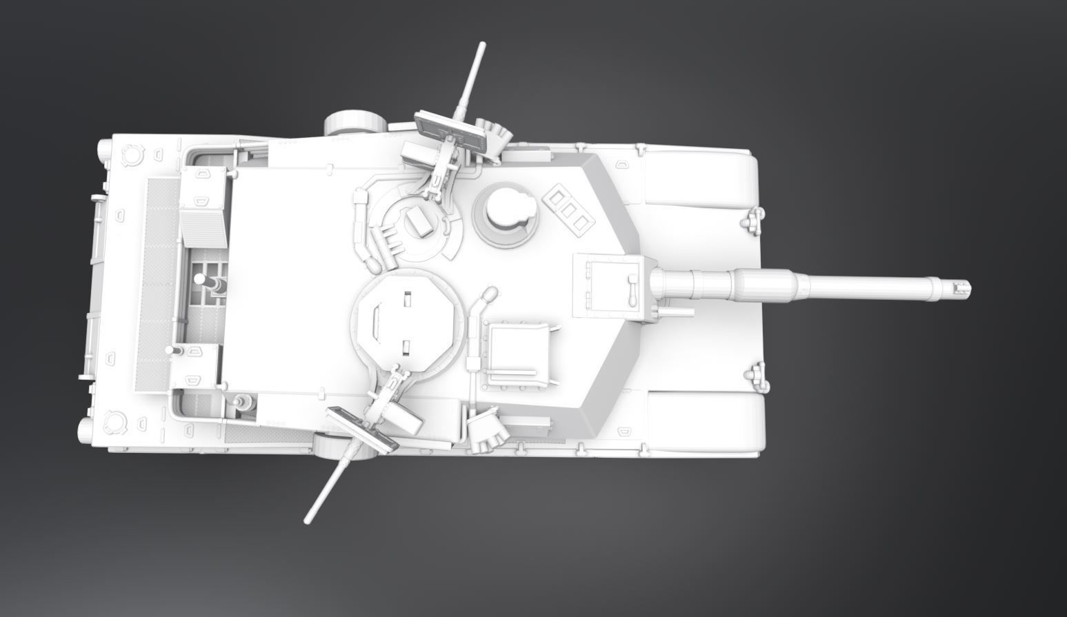 M1 Abrams Scale model 3D model 3D printable | CGTrader