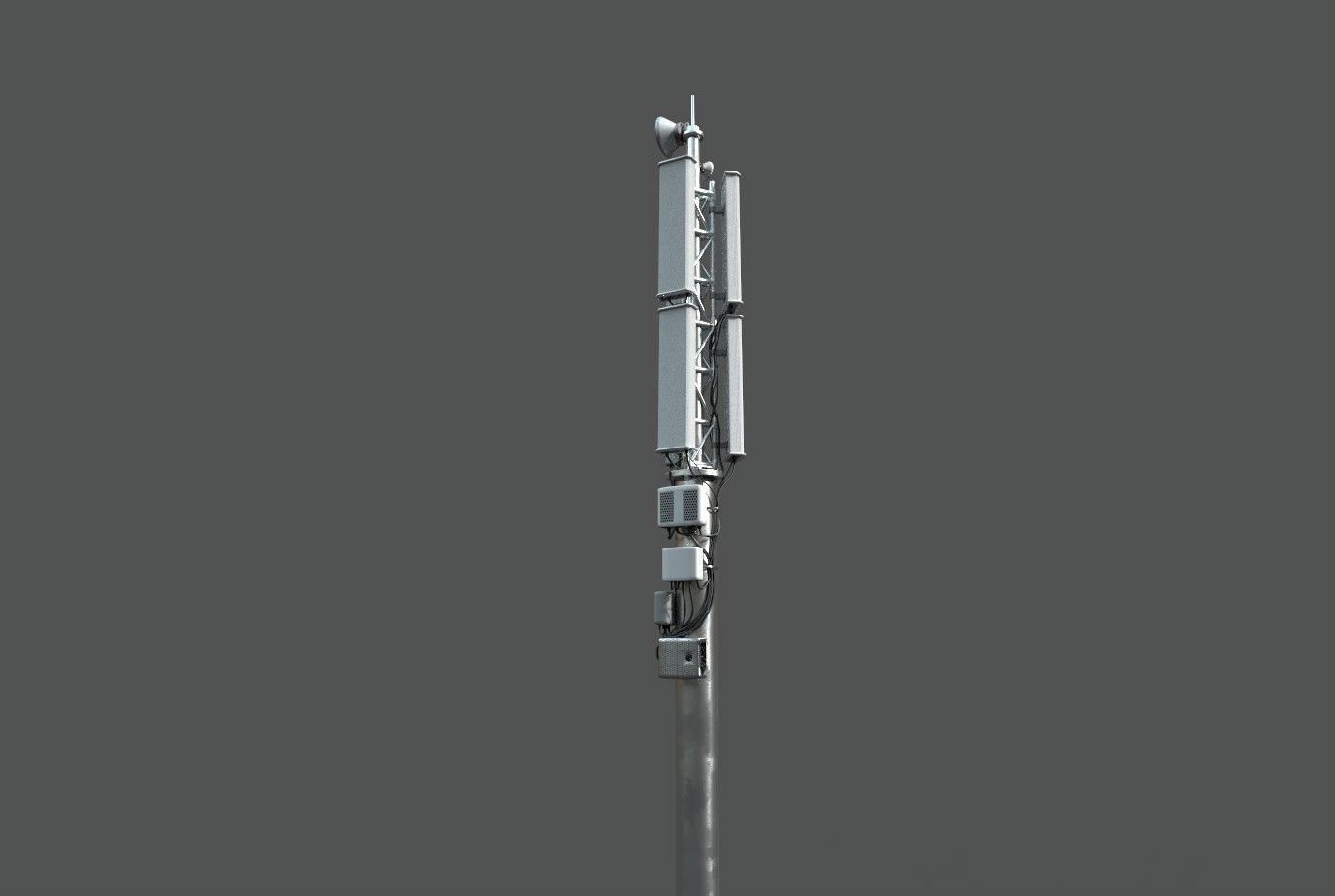 3D model 4G 5G Cell Tower plus Fallen 3D model VR / AR / low-poly ...