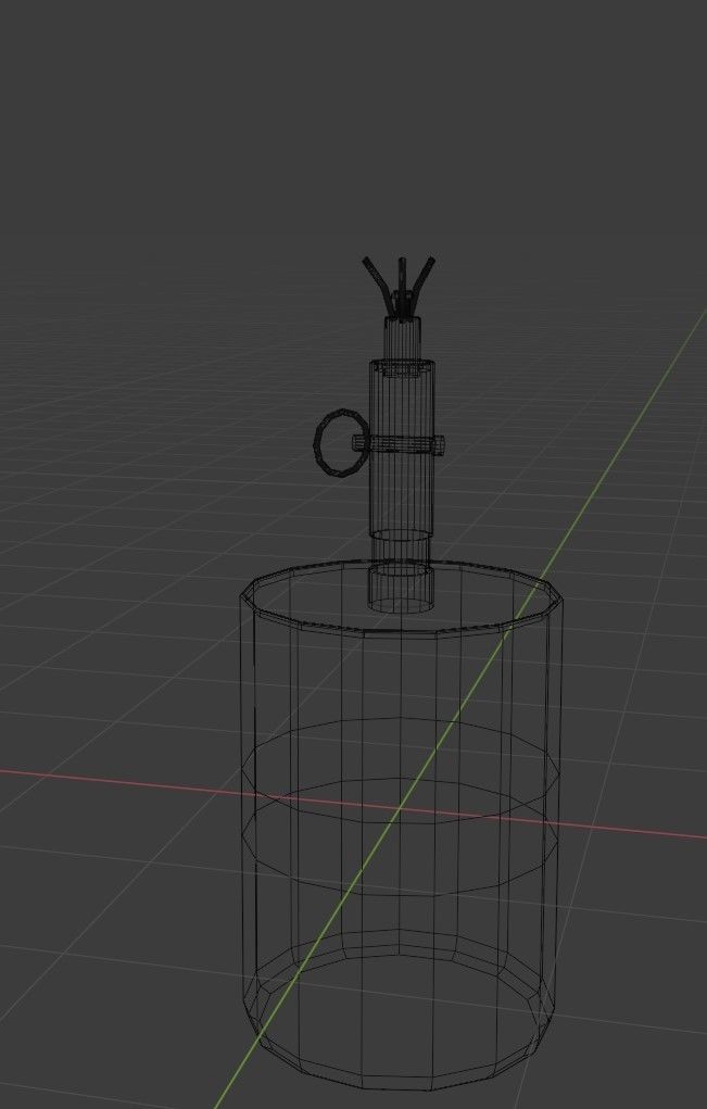 3D model Bouncing Betty S-Mine Low Poly VR / AR / low-poly | CGTrader