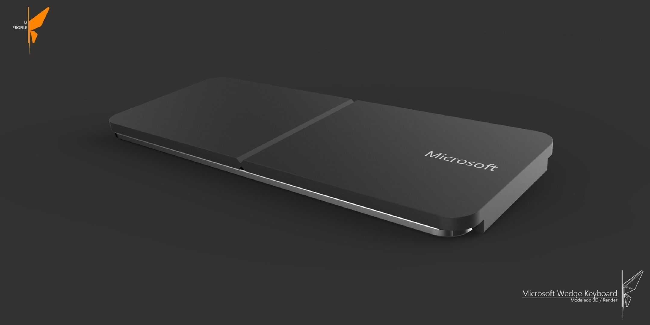 Microsoft Wedge Keyboard 3D model | CGTrader