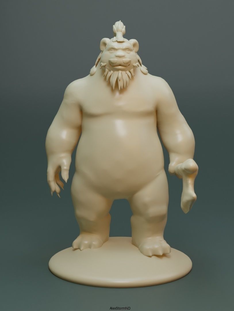 Paladin Pandarin 3D model 3D printable | CGTrader