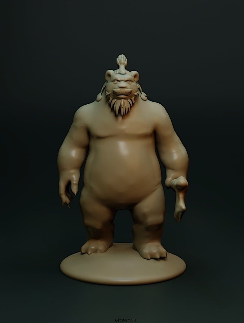 Paladin Pandarin 3D model 3D printable | CGTrader