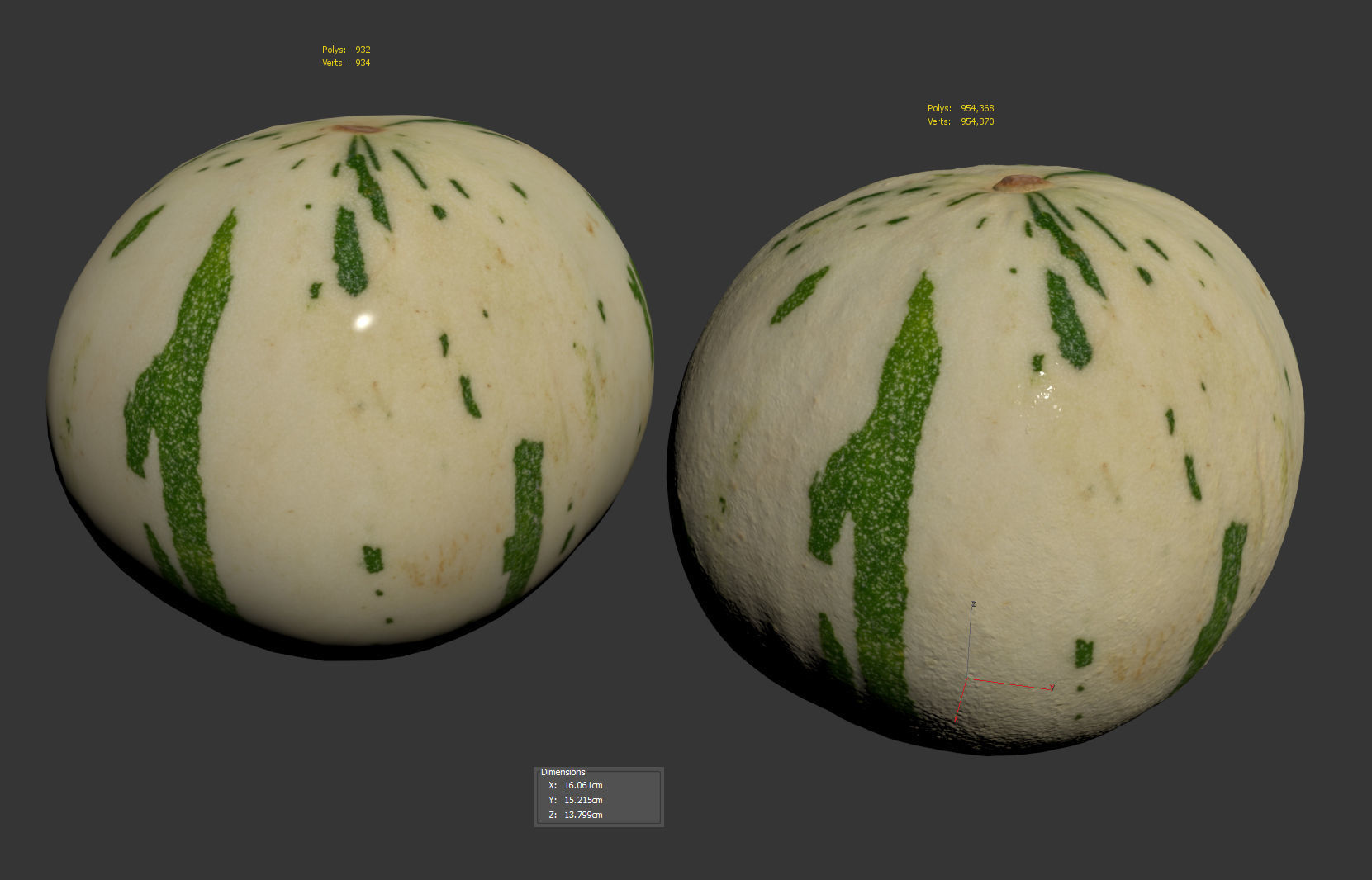 Melon 3D model | CGTrader