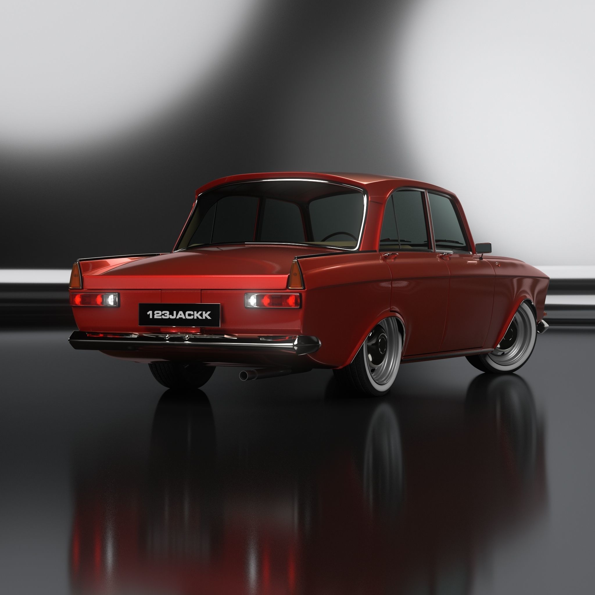 Moskvich 412 3D model | CGTrader
