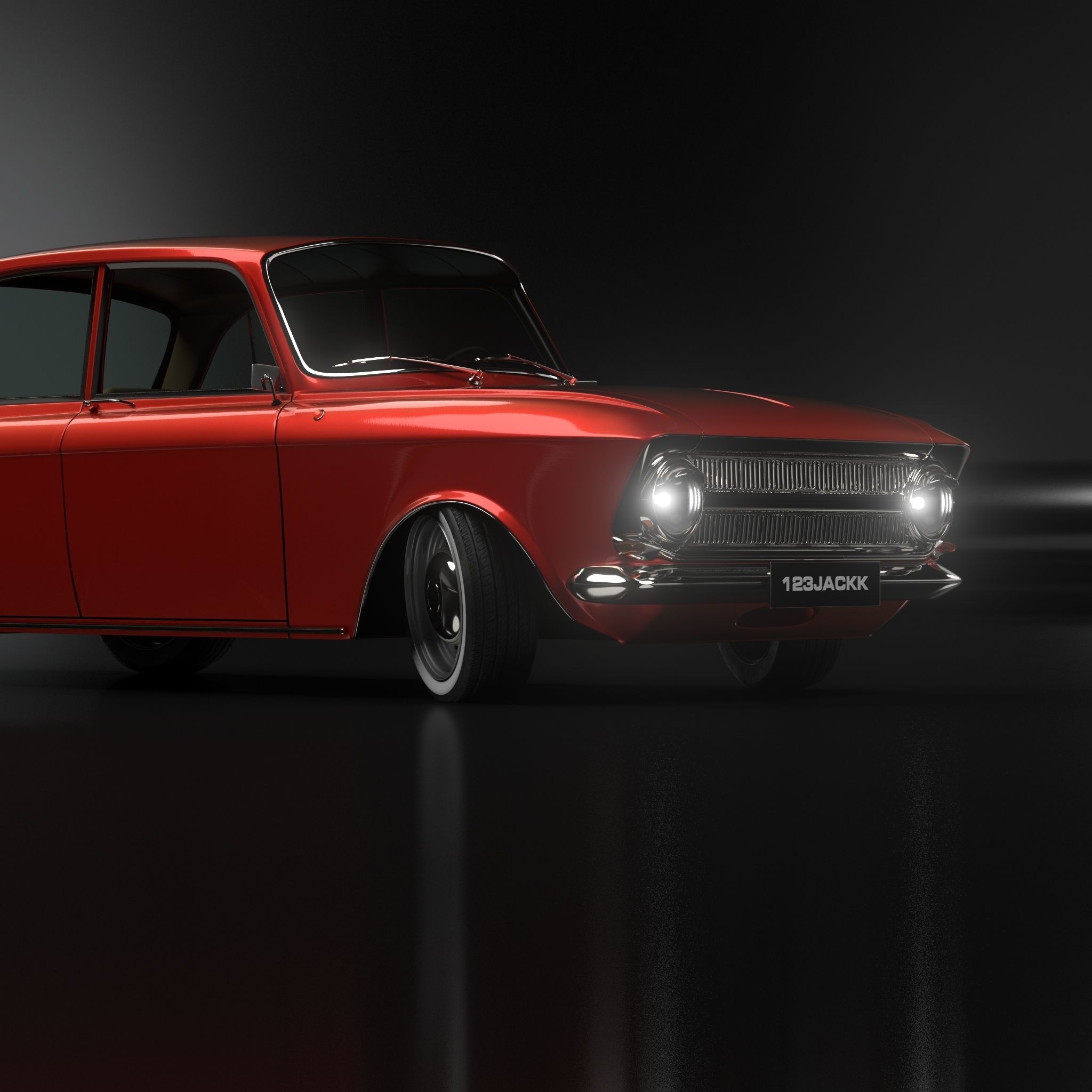 Moskvich 412 3D model | CGTrader