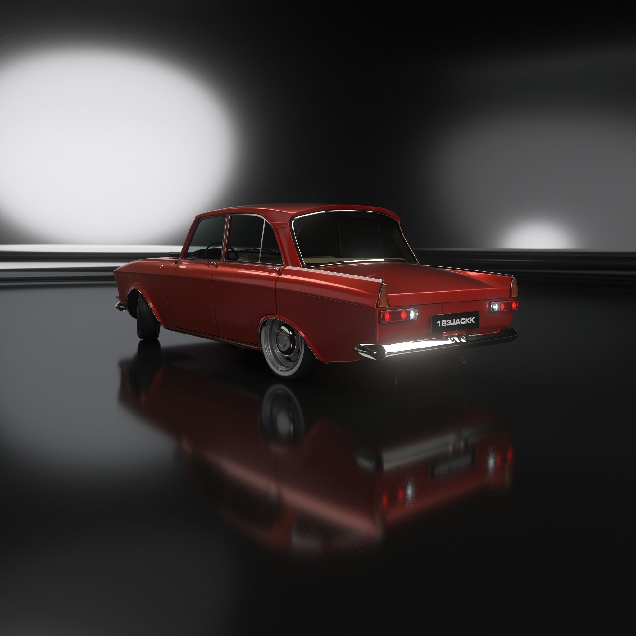 Moskvich 412 3D model | CGTrader