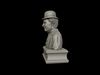 Charlie Chaplin portrait Sculpture 3D model 3D printable | CGTrader