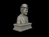 Charlie Chaplin portrait Sculpture 3D model 3D printable | CGTrader