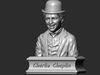 Charlie Chaplin portrait Sculpture 3D model 3D printable | CGTrader