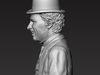 Charlie Chaplin portrait Sculpture 3D model 3D printable | CGTrader