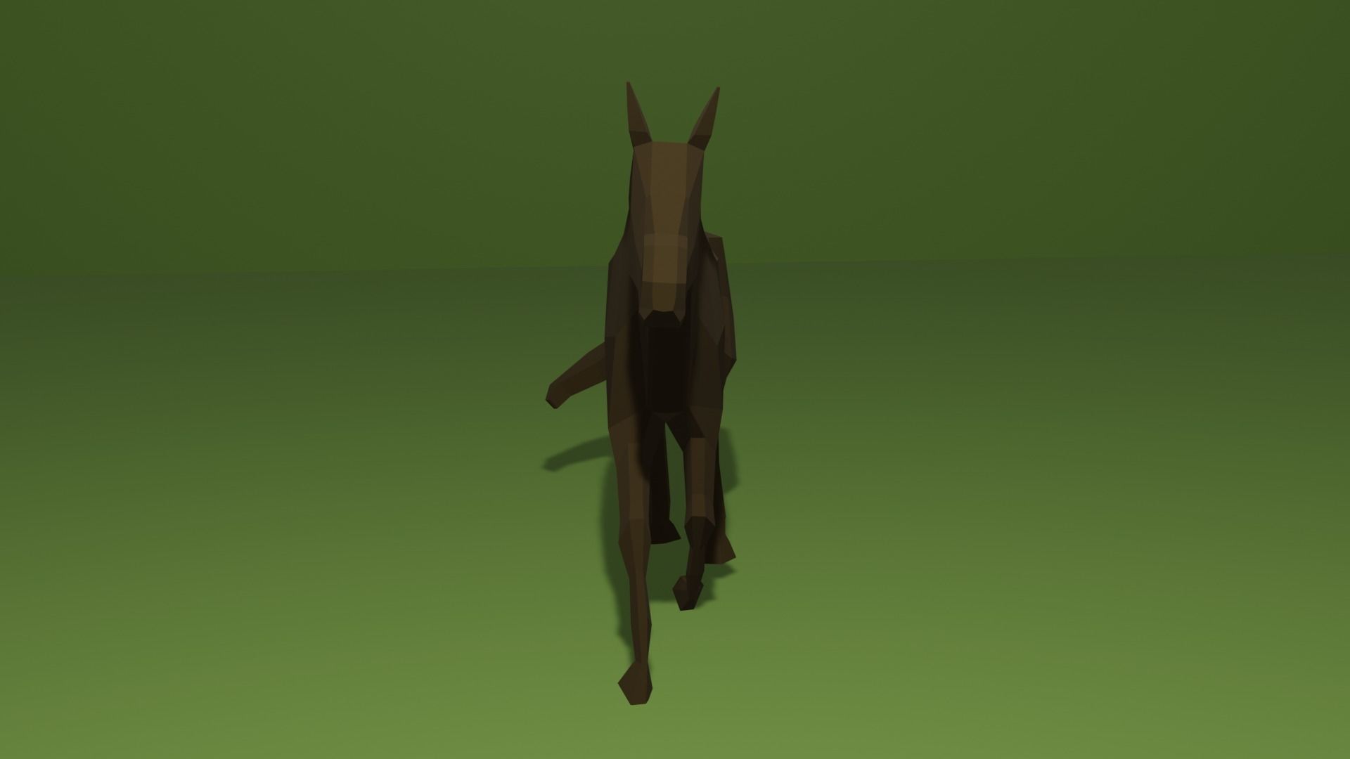 Low Poly Horse free VR / AR / low-poly 3D model rigged | CGTrader