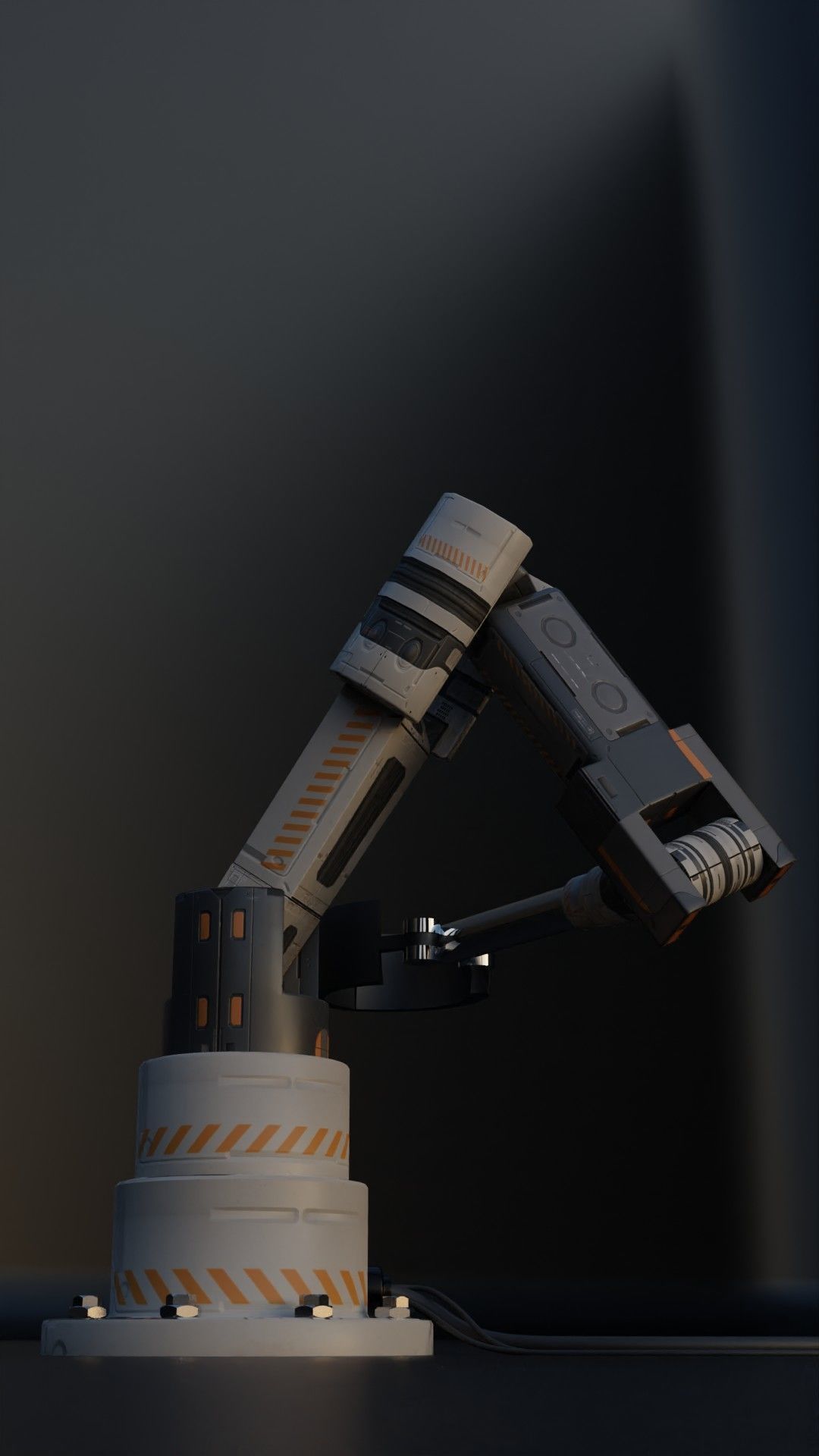 Mechanical Arm free VR / AR / low-poly 3D model rigged | CGTrader