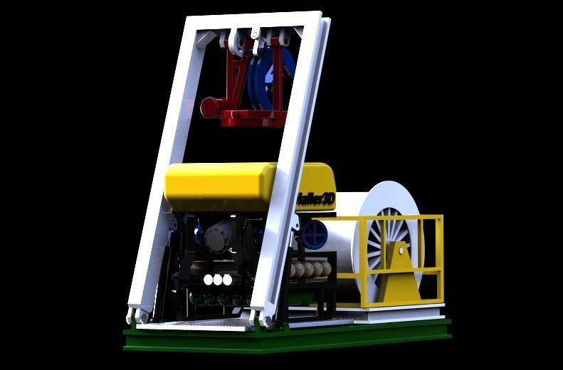 ROV type A with LARS 3D model 3D printable | CGTrader
