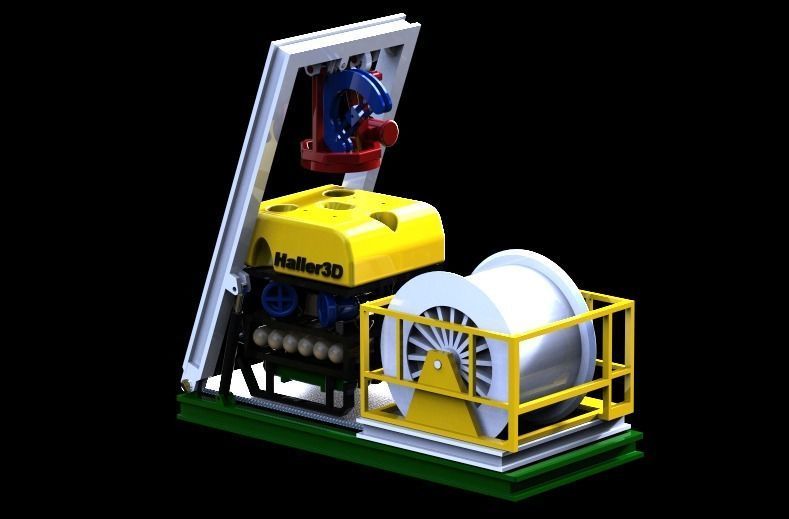 ROV type A with LARS 3D model 3D printable | CGTrader