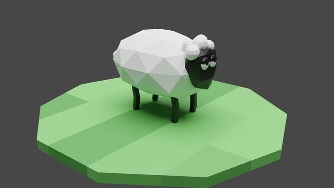3D model Sheep Low-poly game ready VR / AR / low-poly | CGTrader