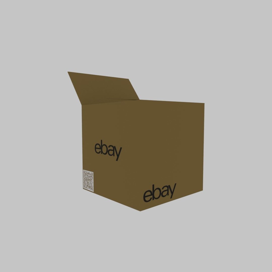 3D model Ebay box VR / AR / low-poly | CGTrader
