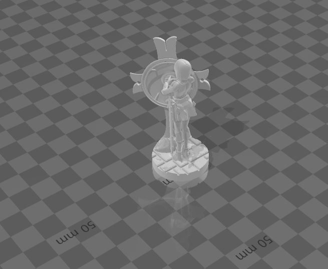 Mash Kyrielight FGO TTRPG sized Miniature STL OBJ 3MF formats 3D model ...
