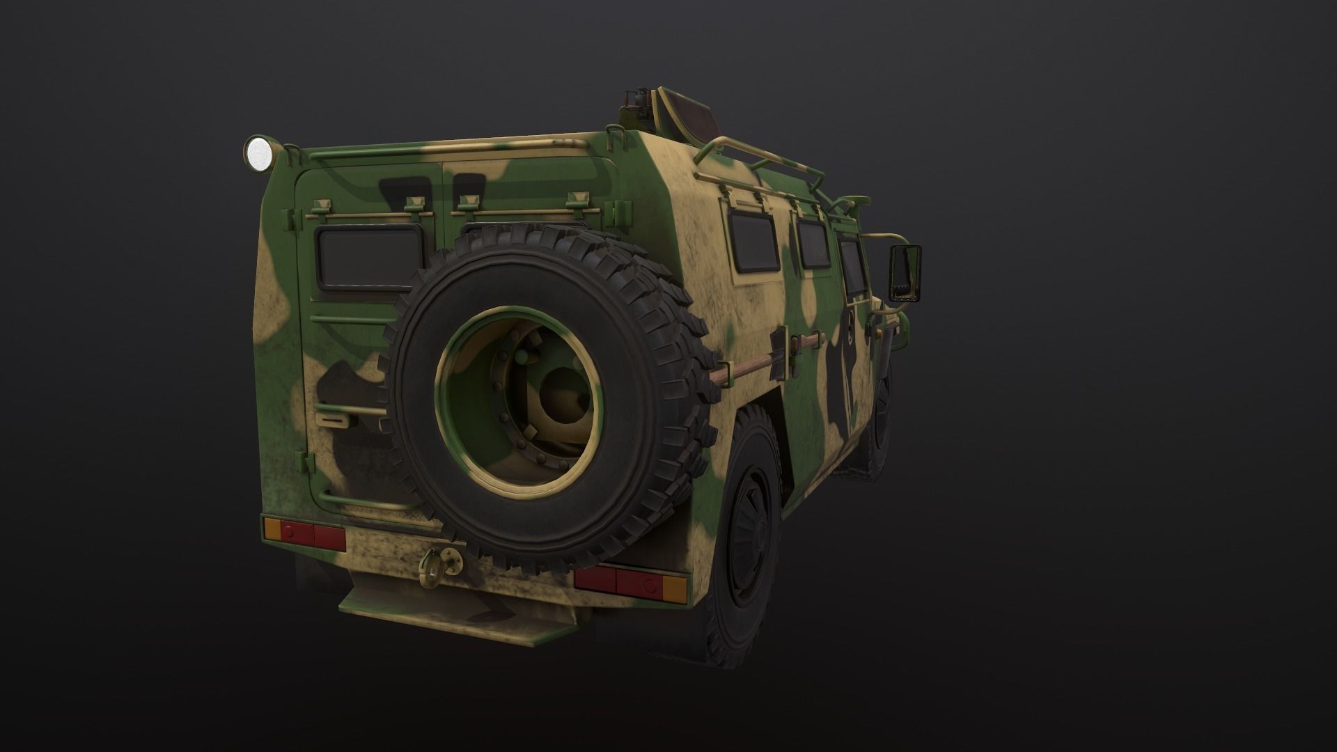 3D model Gaz Tiger 2330 Car VR / AR / low-poly | CGTrader