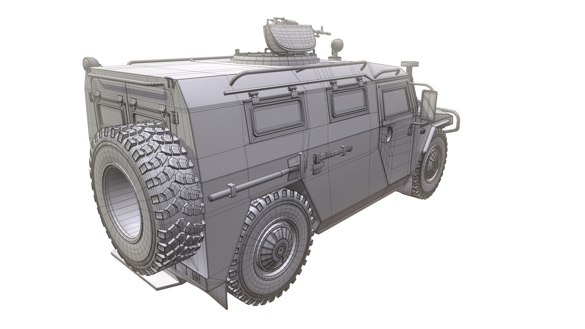 3D model Gaz Tiger 2330 Car VR / AR / low-poly | CGTrader