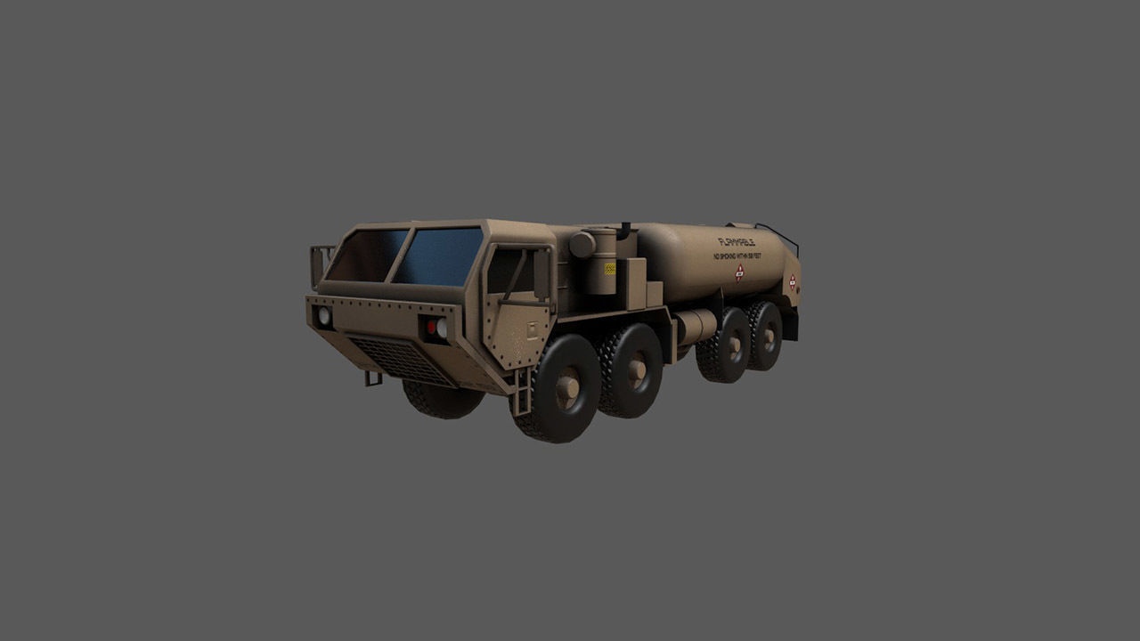 3D model military truck oshkosh m978a4 3d model VR / AR / low-poly ...