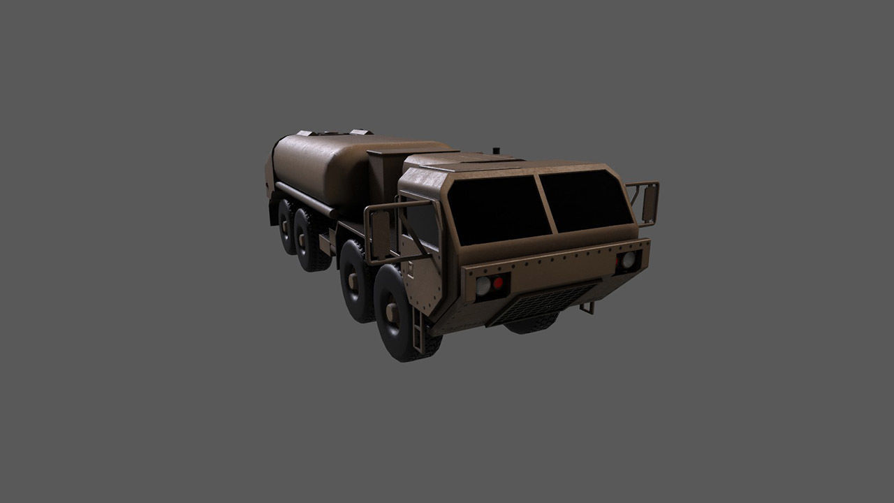 3D model military truck oshkosh m978a4 3d model VR / AR / low-poly ...
