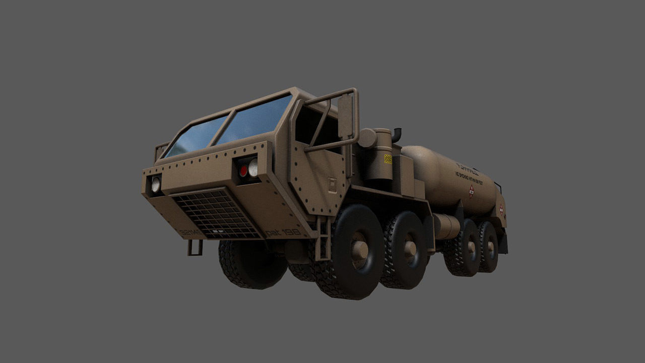 3D model military truck oshkosh m978a4 3d model VR / AR / low-poly ...