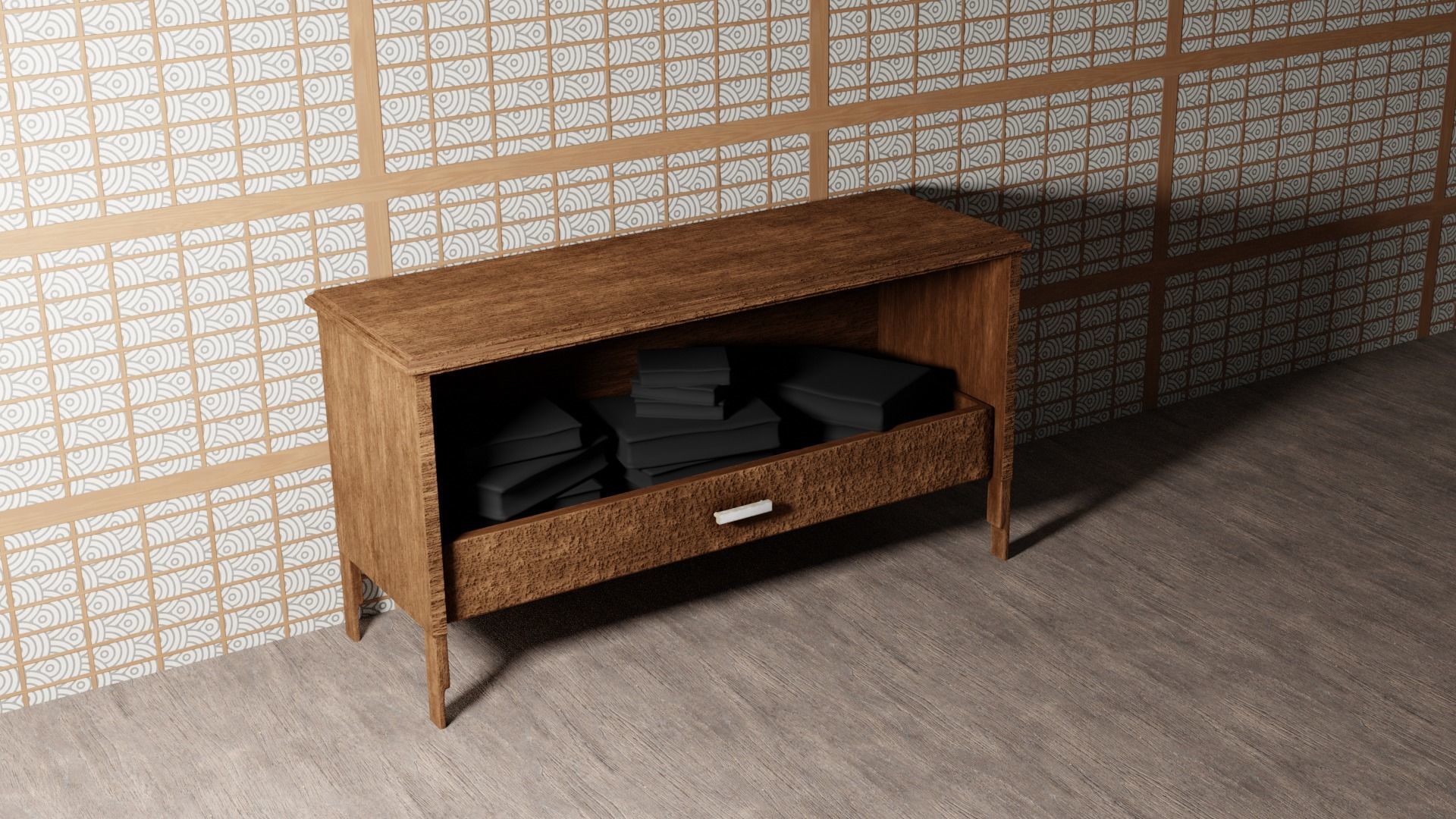 Soviet coffee table free VR / AR / low-poly 3D model animated | CGTrader