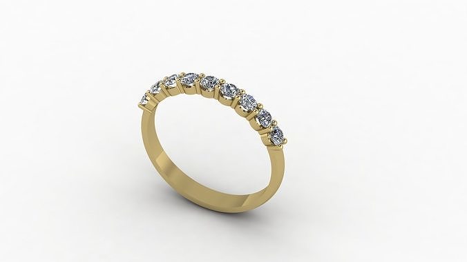 Golden Ring 3D model 3D printable | CGTrader