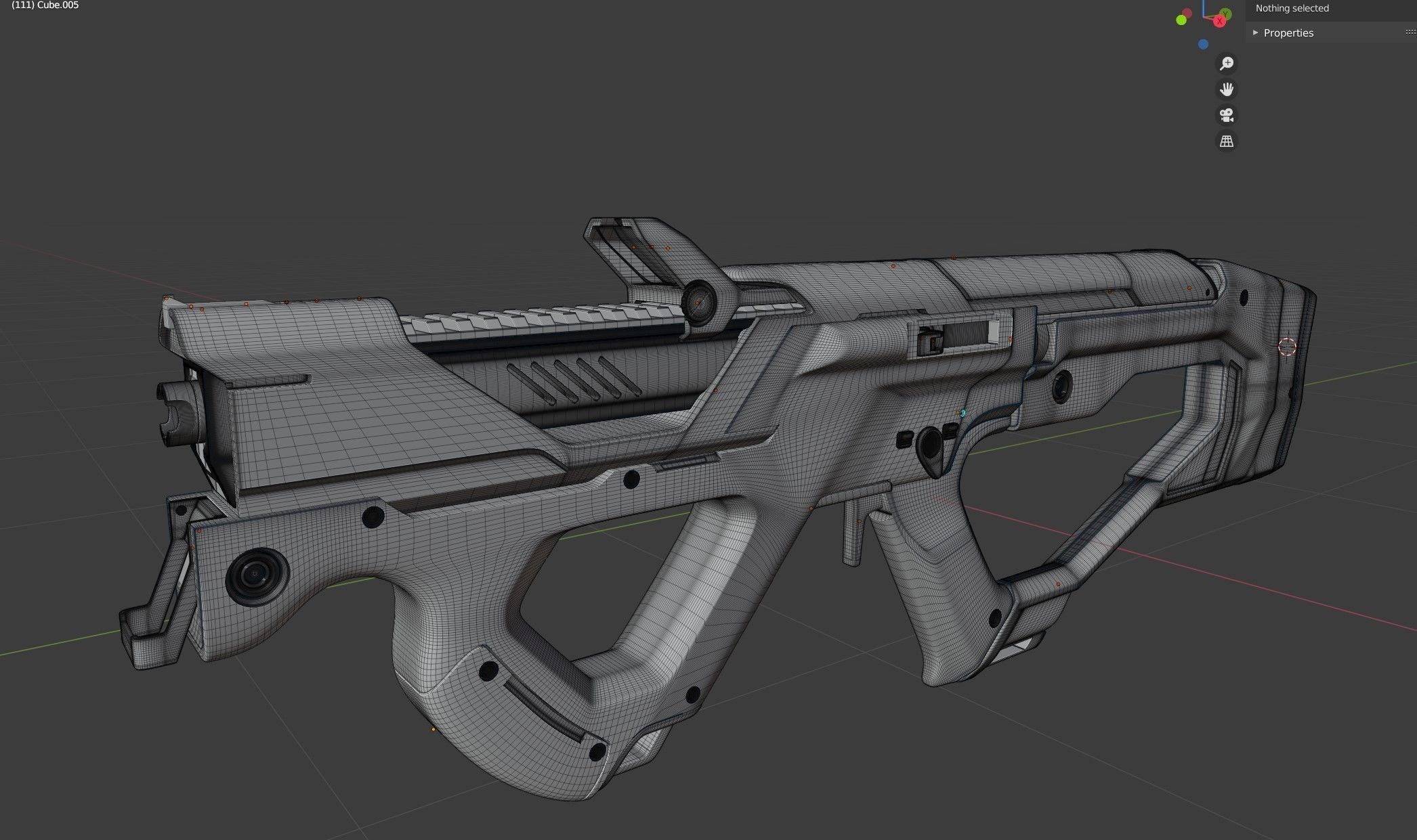 Pack 3D Concept sci fi gun 3D model | CGTrader