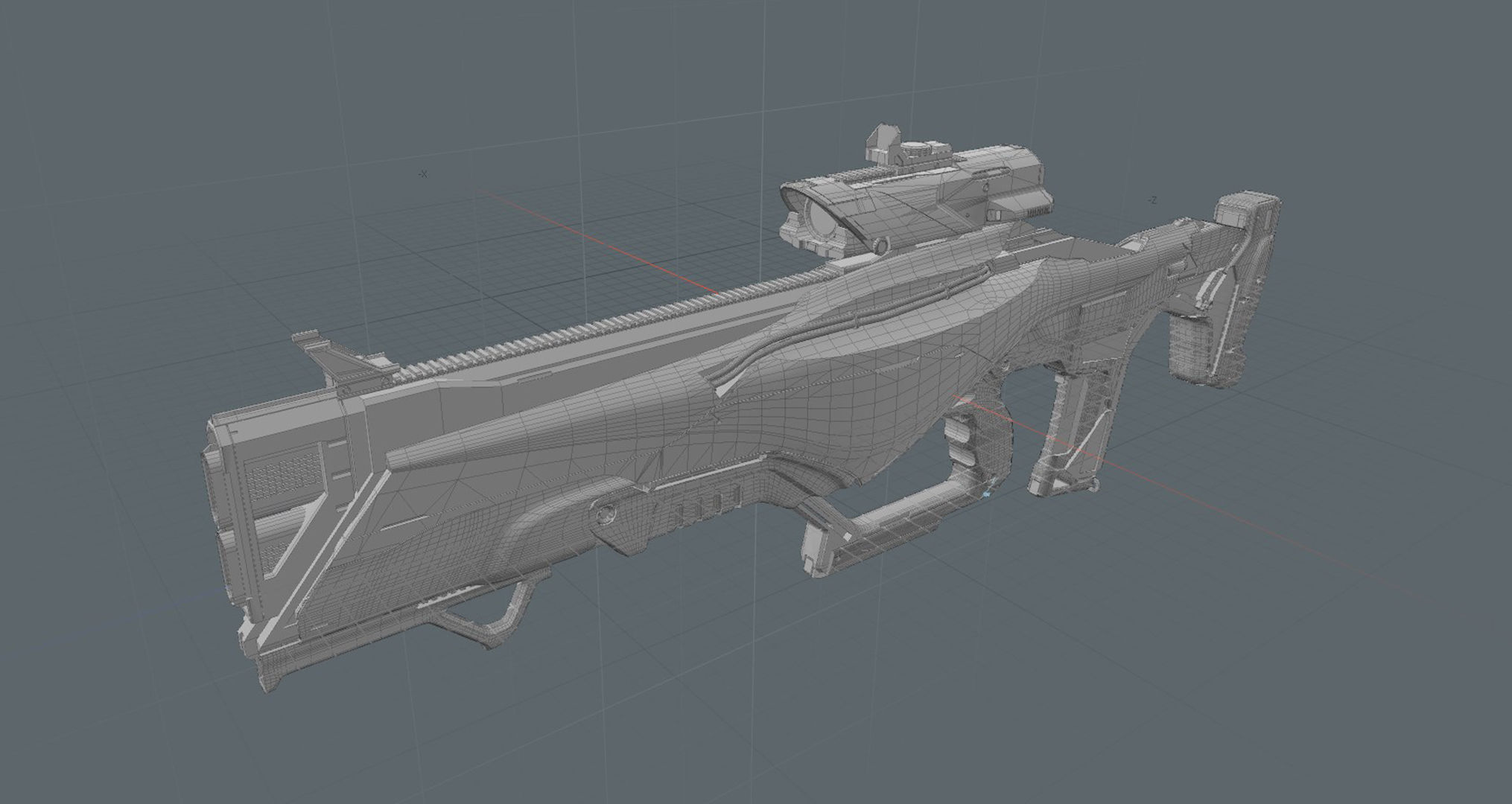 Pack 3D Concept sci fi gun 3D model | CGTrader