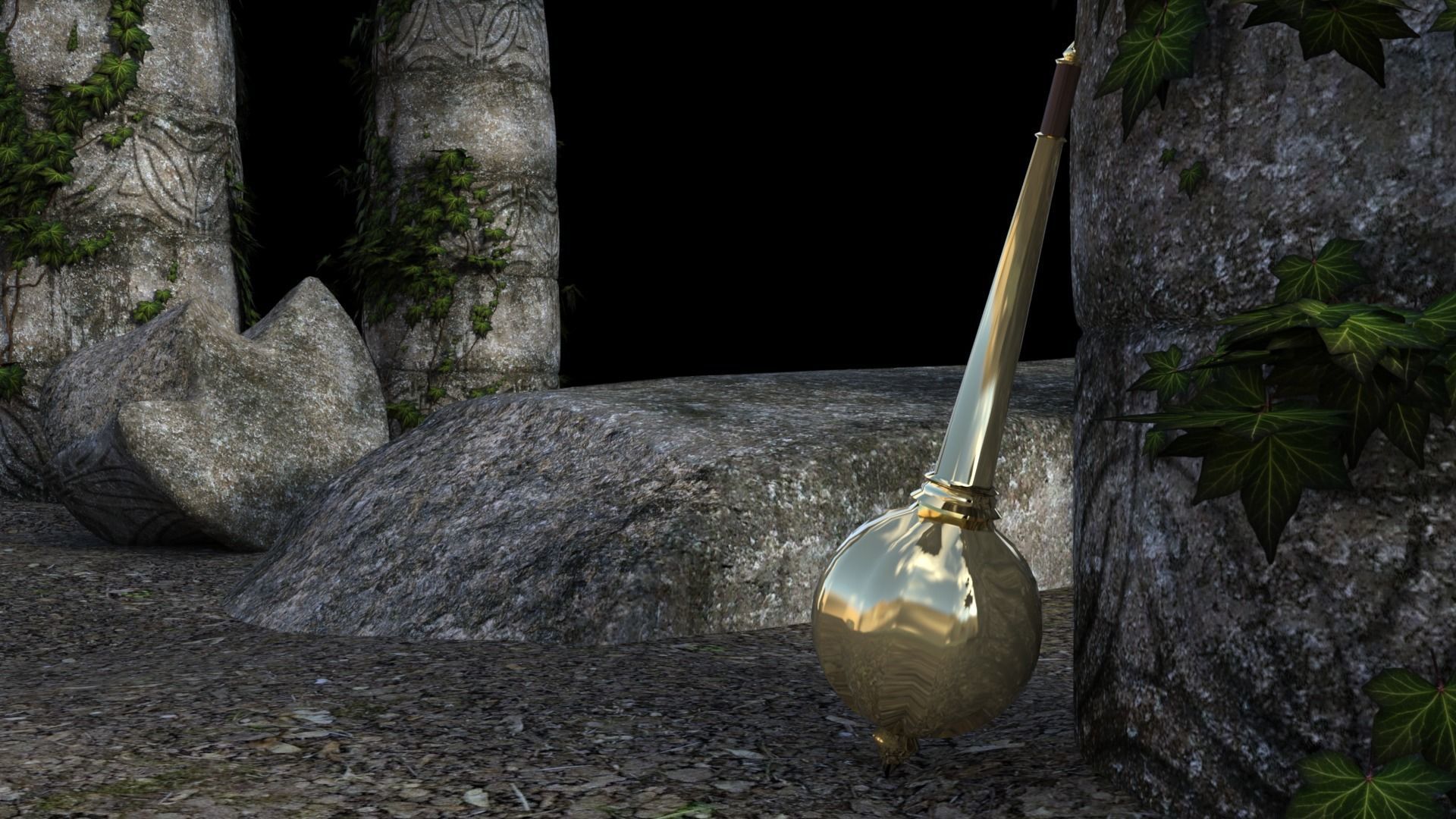 Indian Mythological Mace 3D model | CGTrader