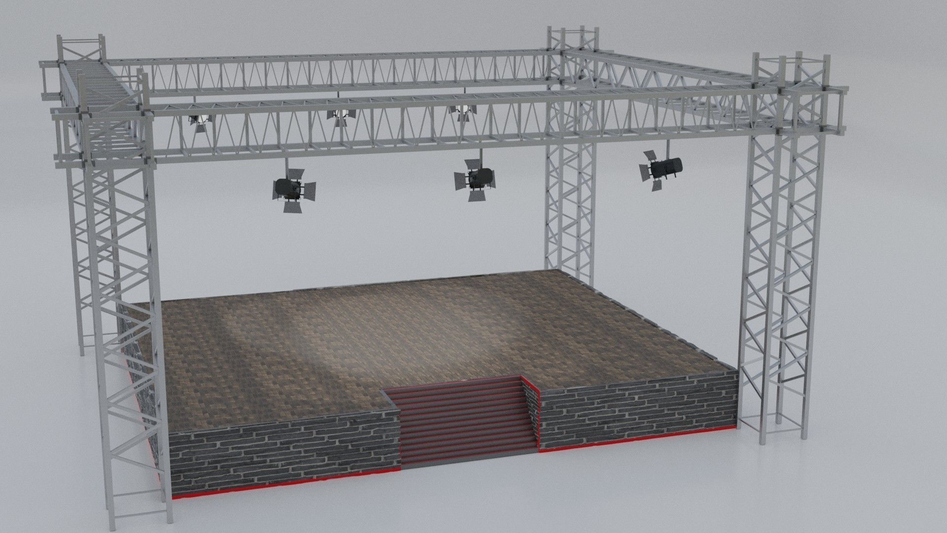 3d model of the scene 3D model | CGTrader