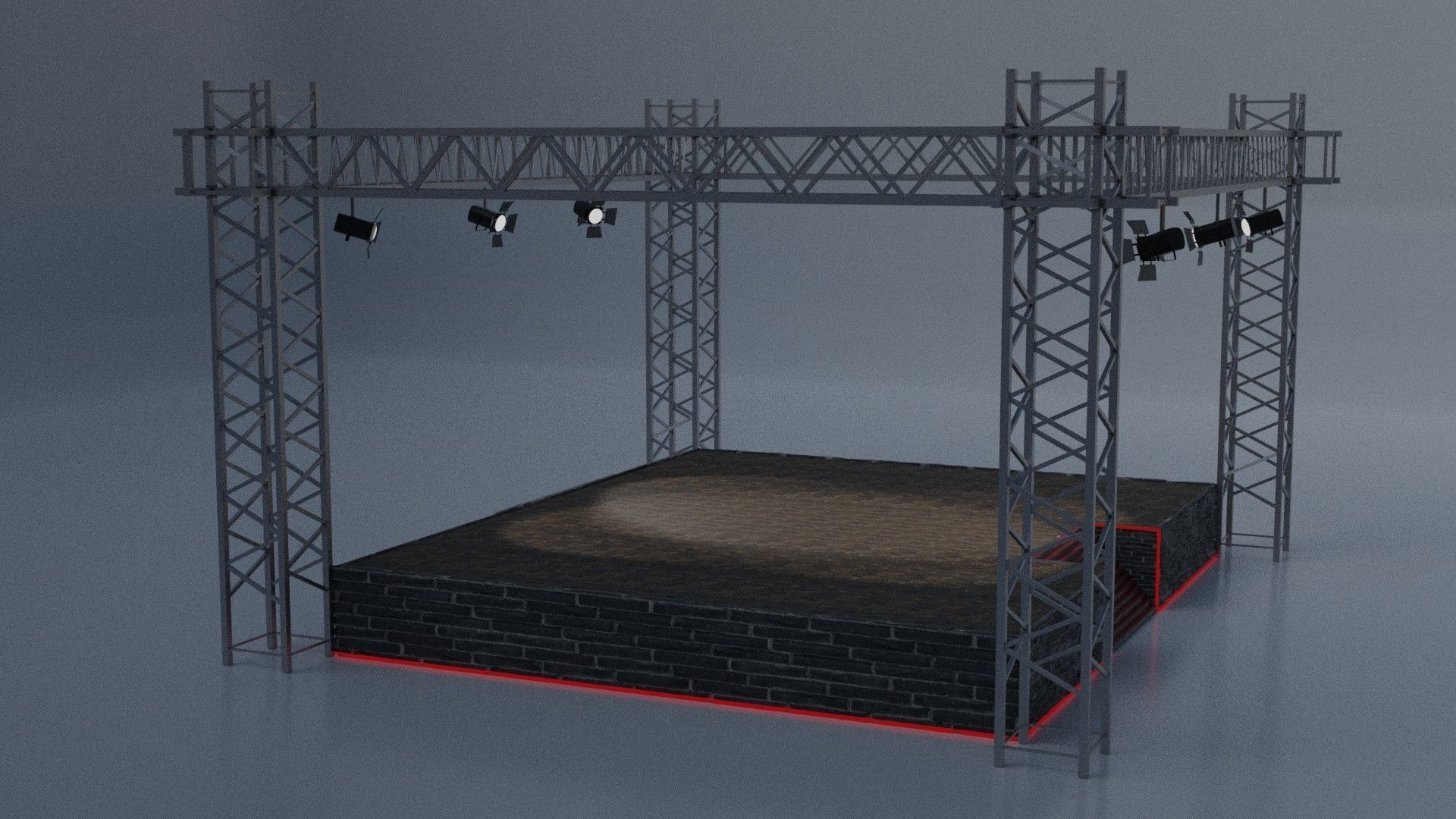 3d model of the scene 3D model | CGTrader