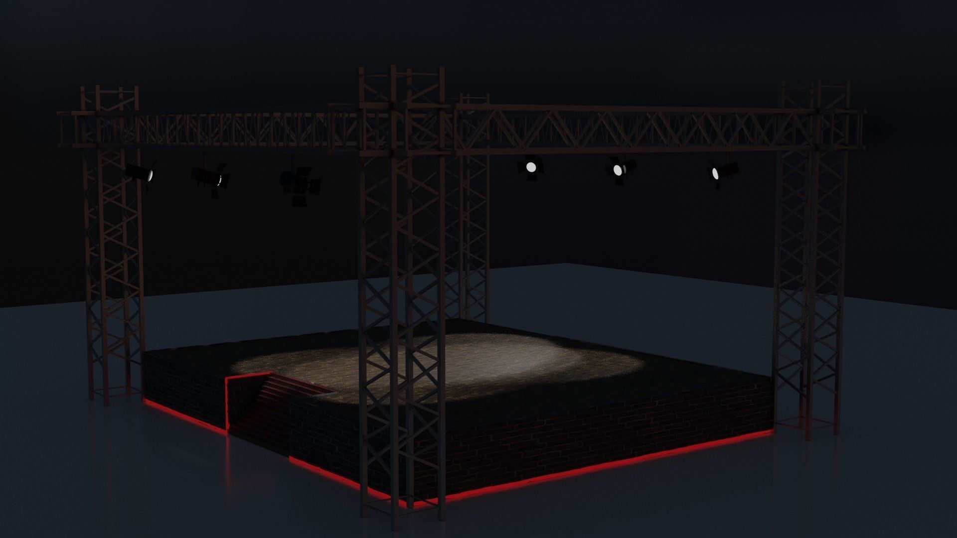 3d model of the scene 3D model | CGTrader